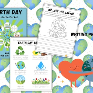 Earth Day Earth Day Activity Book Earth Day Activities for Kids Earth ...