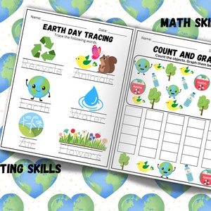 Earth Day Earth Day Activity Book Earth Day Activities for Kids Earth ...