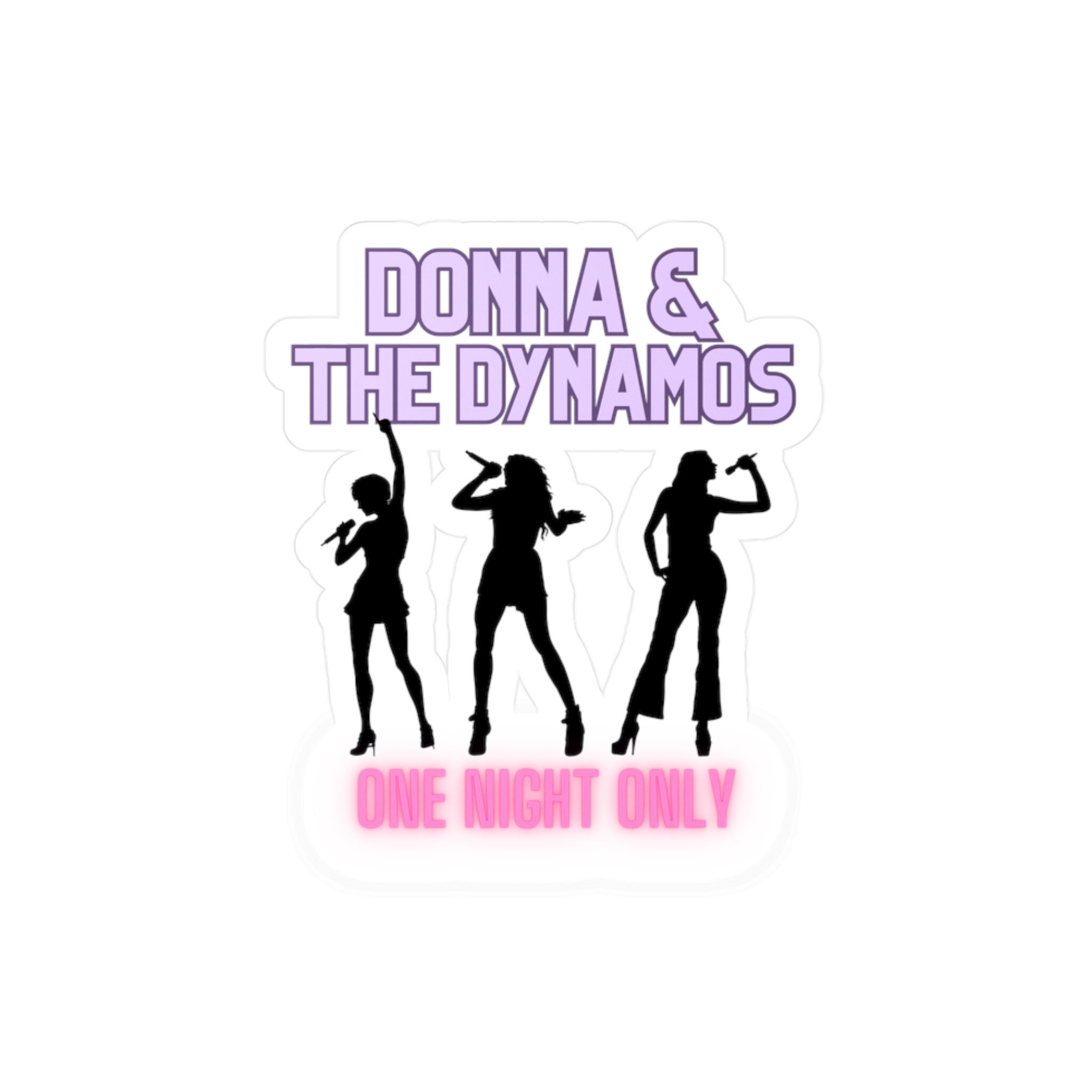 Donna & the Dynamos Kiss-cut Vinyl Decal - Etsy