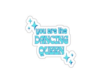 ABBA Dancing Queen Disco Girl Vintage Retro 1970s Vinyl Sticker - Etsy UK