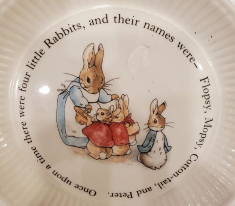 Vintage Peter Rabbit Wedgwood Collectible Plate - Etsy