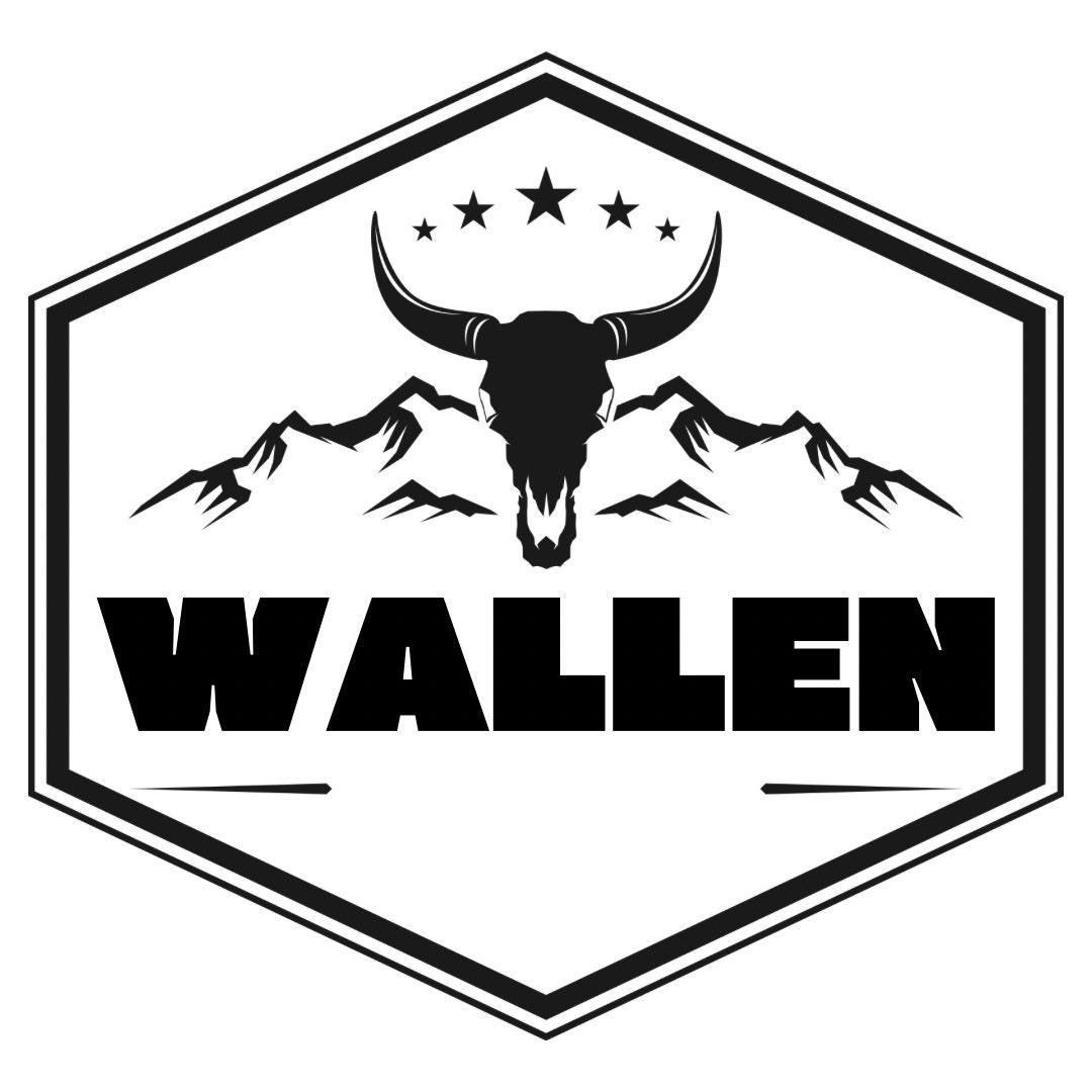 Bullskull Country Western SVG, Wallen Bullskull Distressed SVG File, Wallen Bullskull SVG ...