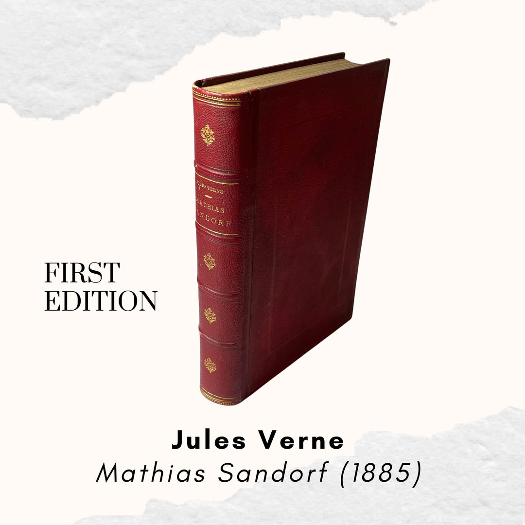 First Edition, Jules Verne - Mathias Sandorf - 1885 - Etsy