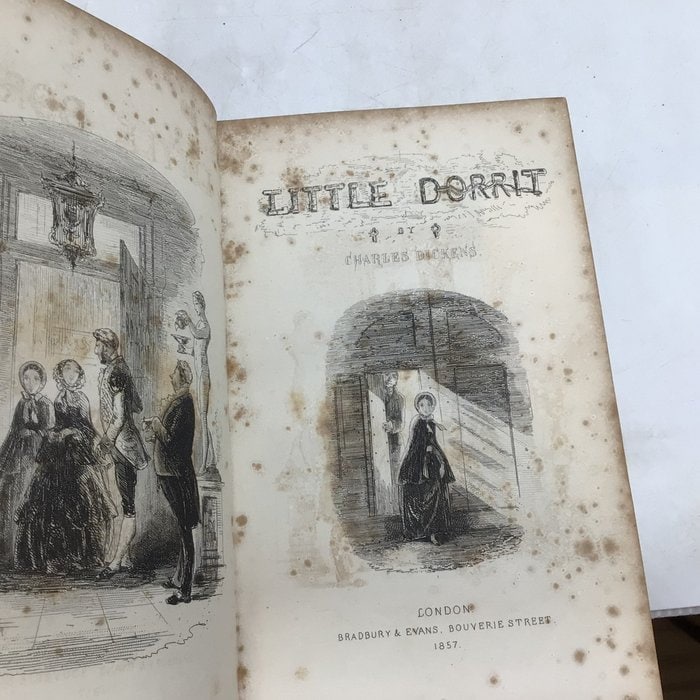 Charles Dickens Little Dorrit, First Edition With First Issue Points ...