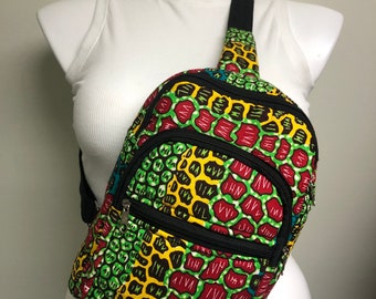 AFRICAN PRINT SLING Bag, Ankara Sling Bag, Ankara Crossbody Bag ...