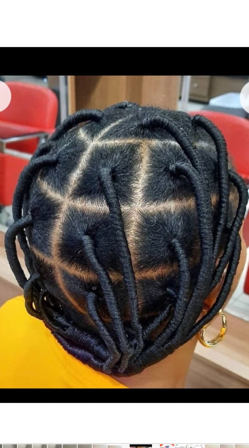 4 PIECES of African Rubber Hair Thread, Black Anango Yarn - Etsy