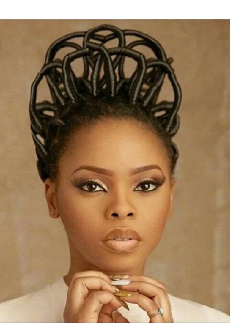 4 PIECES of African Rubber Hair Thread, Black Anango Yarn - Etsy