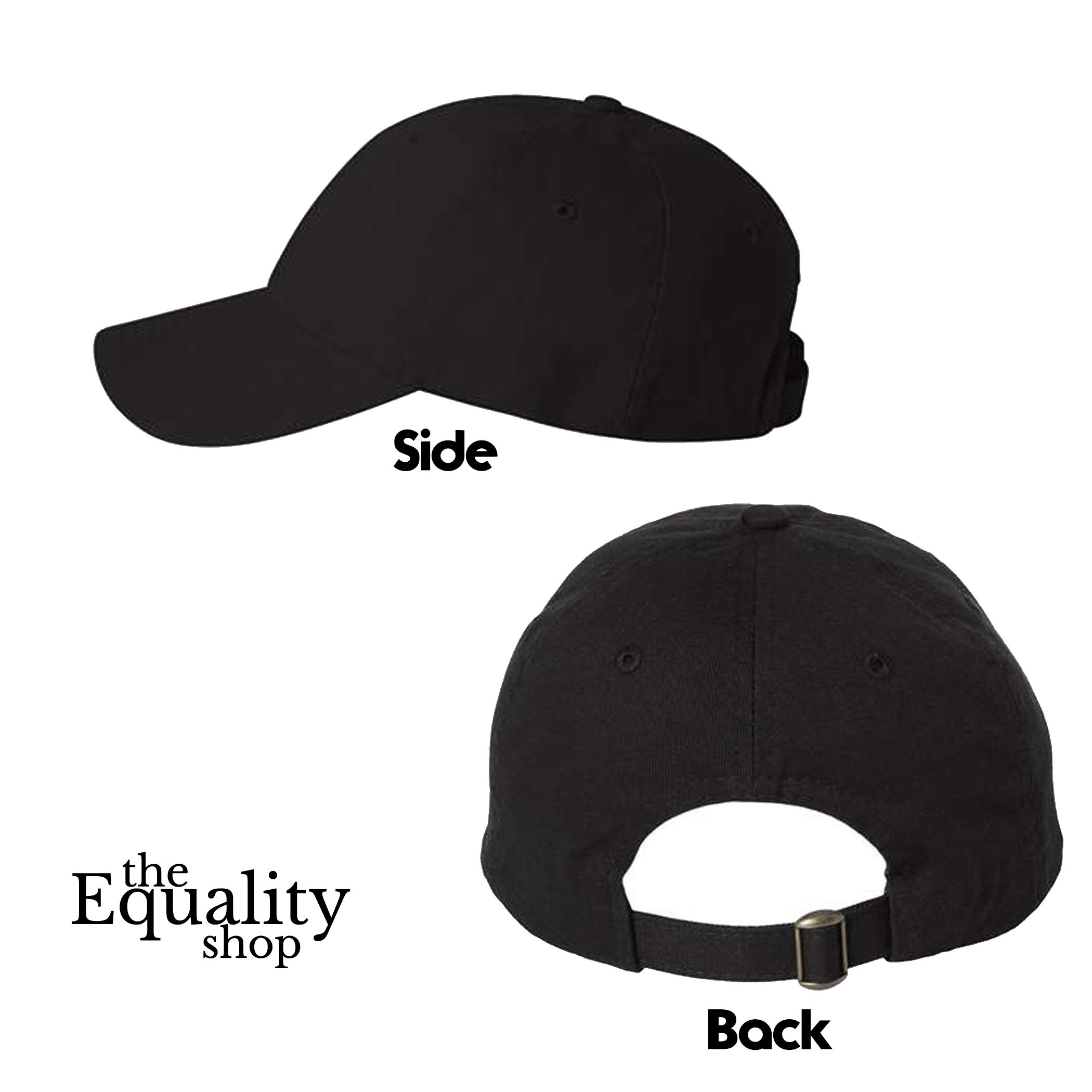 Custom Text Embroidered Baseball Cap, Adjustable Hat, Dad Hat ...