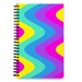 Downtown Neon Sign Waves Spiral Notebook - Etsy