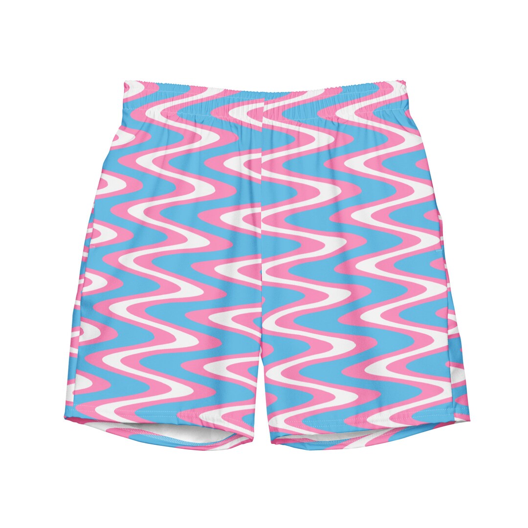 Transgender Pride Flag Men's Swim Trunks - Etsy