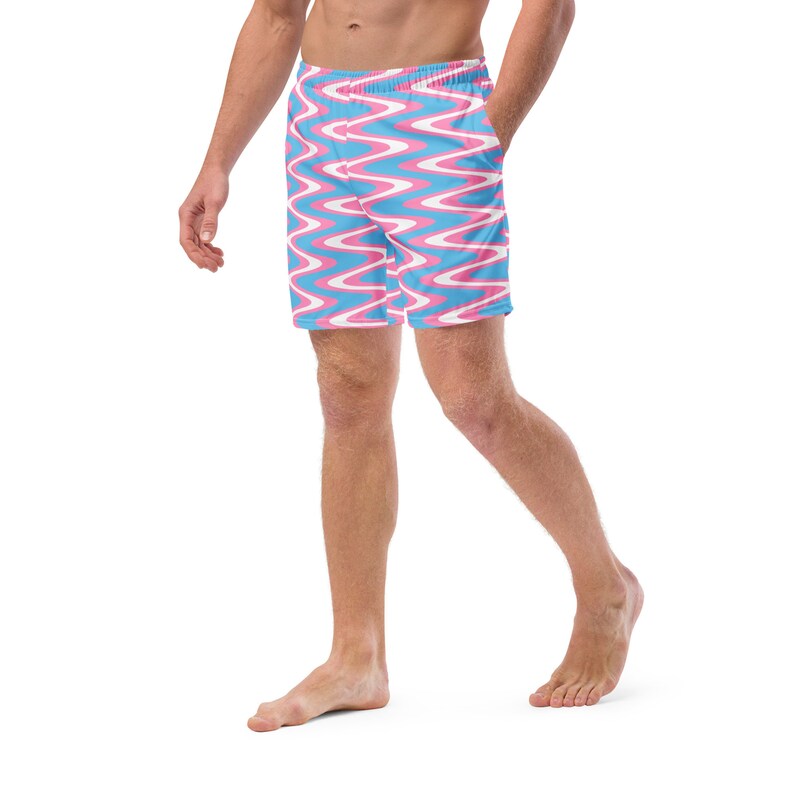 Transgender Pride Flag Men's Swim Trunks - Etsy