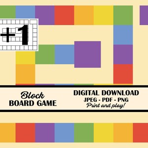 Block Board Game Templates - Etsy
