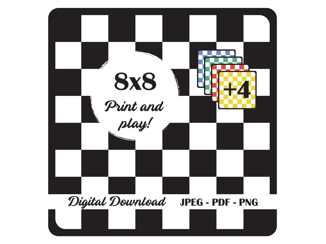 8x8 Board Game Templates - Etsy