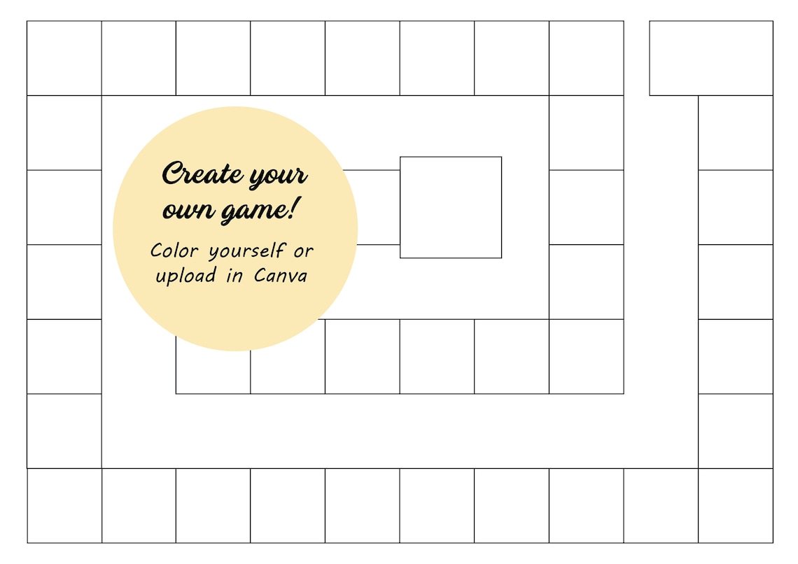 Block Board Game Templates - Etsy