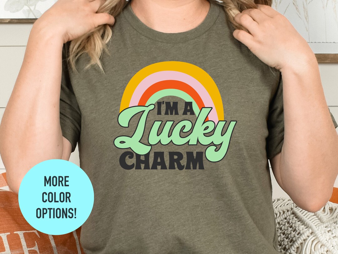 A Lucky Charm Comfort Colors Tshirt, St Patricks Day Shirt, Saint ...