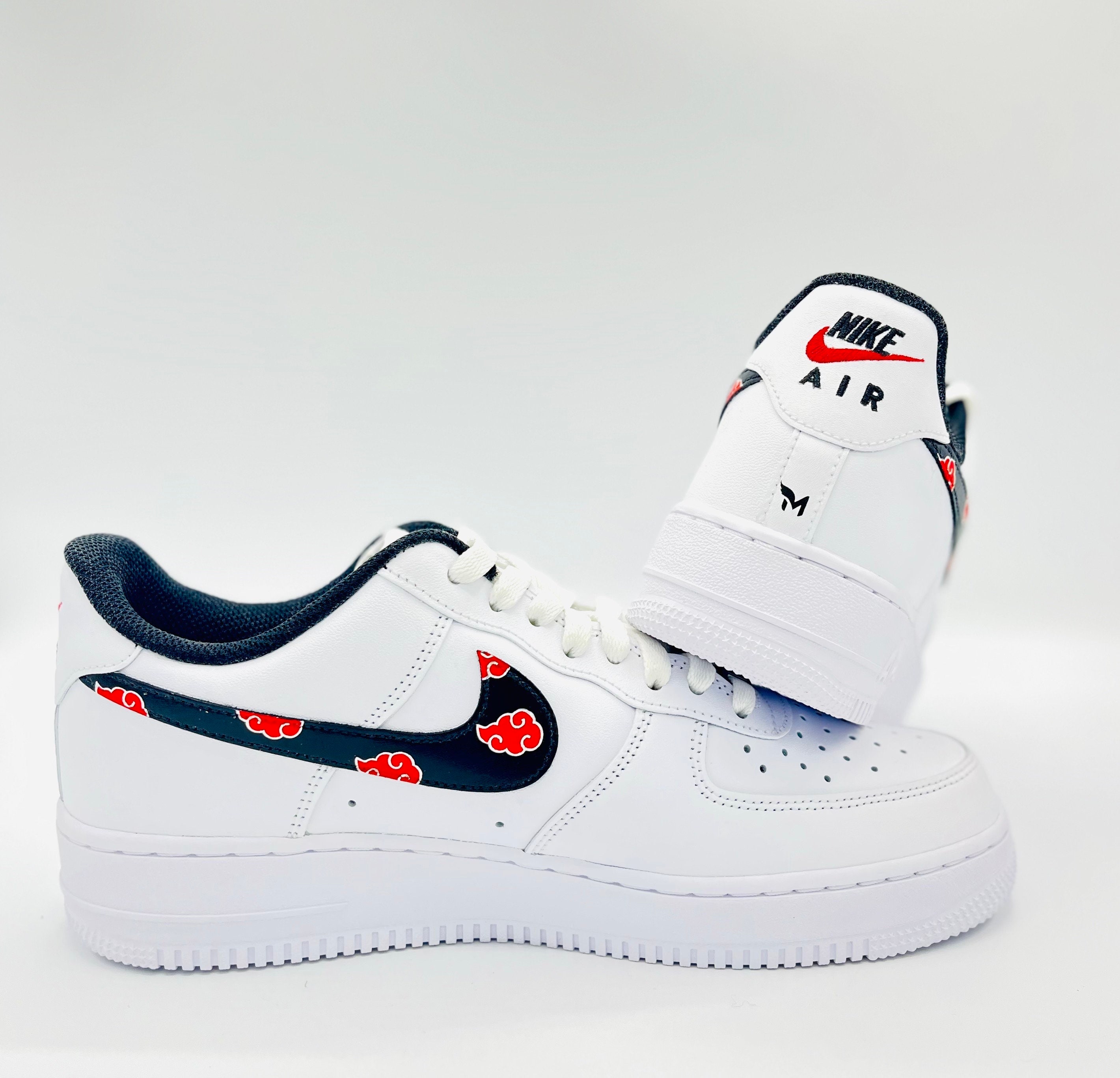 Custom AF1 Nike Air Force 1 aka-tsuki Hand Painted - Etsy