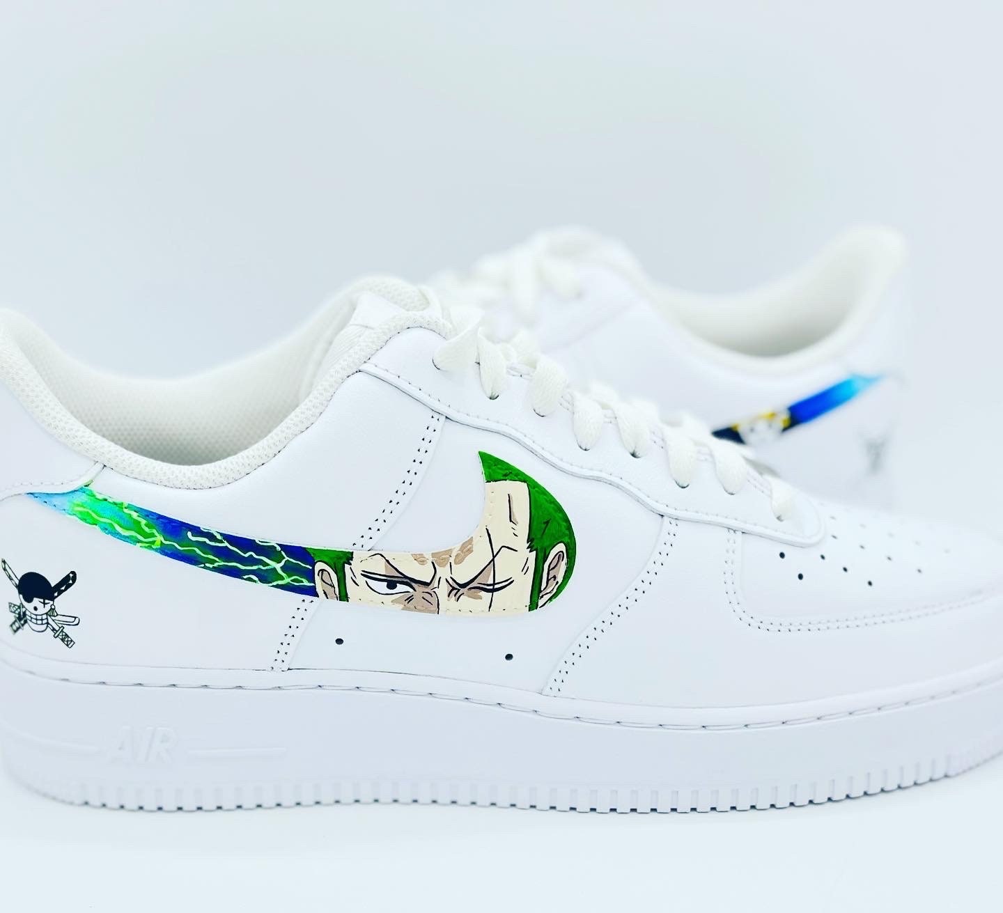 Custom AF1 Nike Air Force 1 One Piece Anime Pirates - Etsy