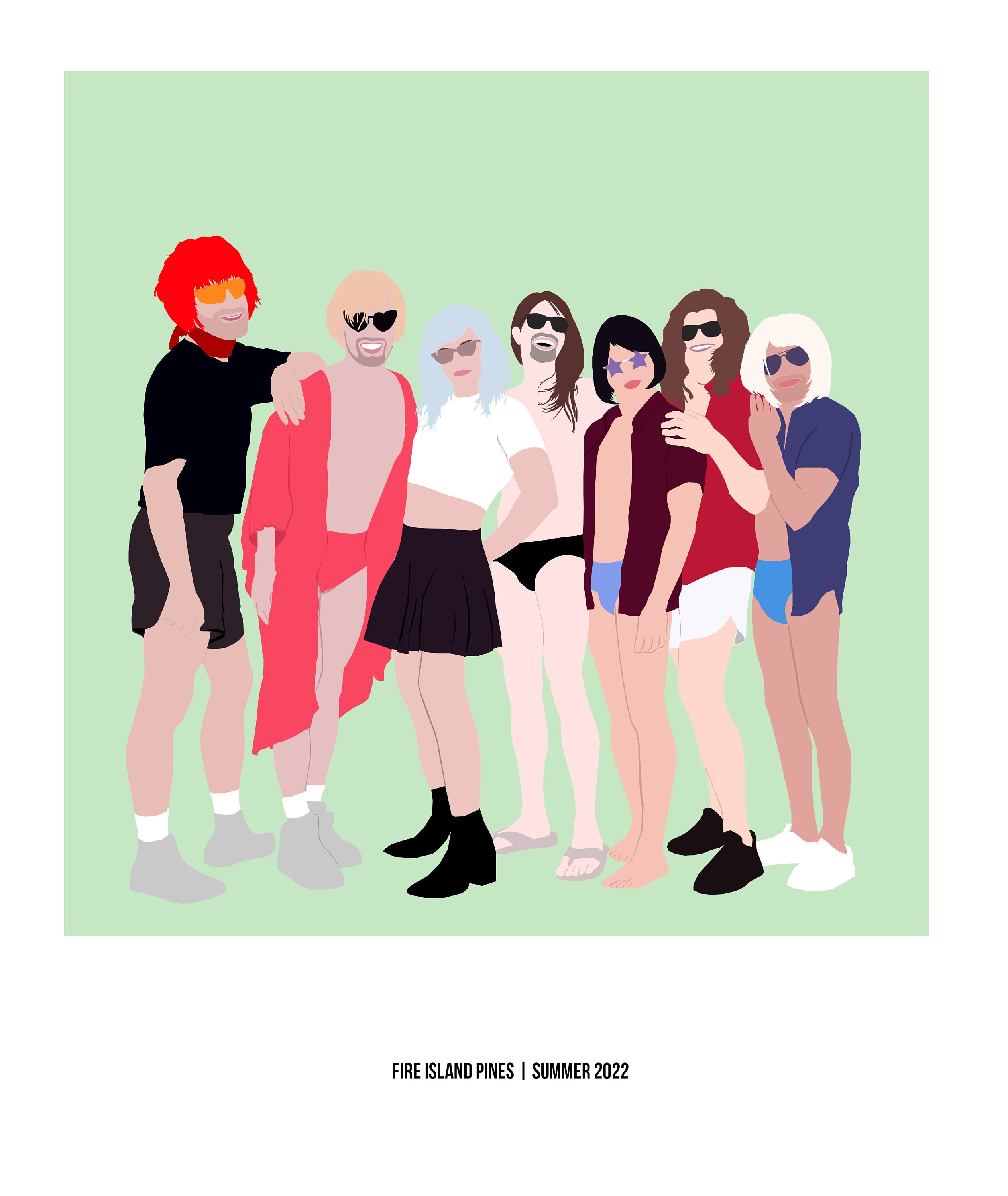 Personalized Cartoon Portrait (group) - Etsy