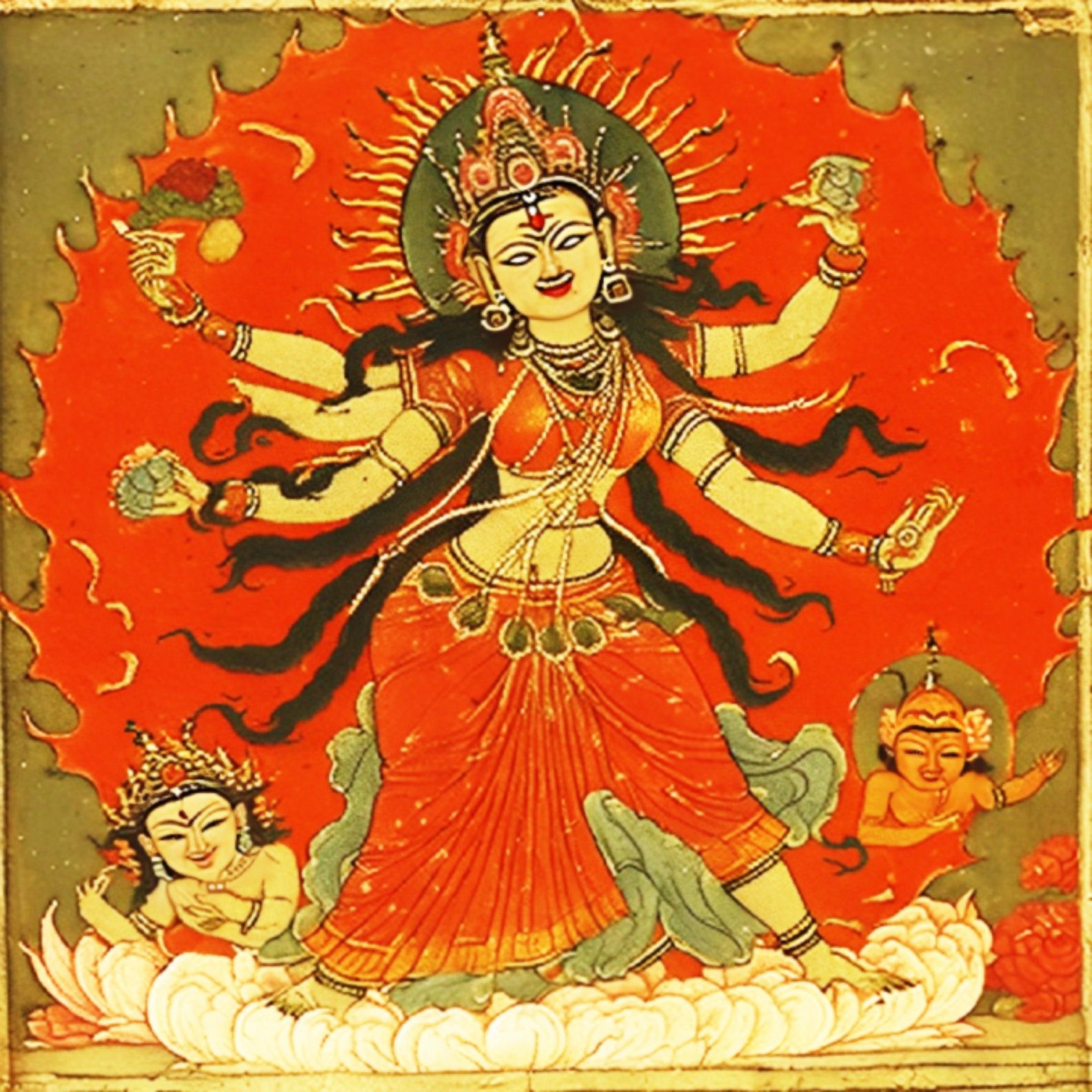 Bristi's Artwork is a Digital Download Featuring Kurukulla, a ...