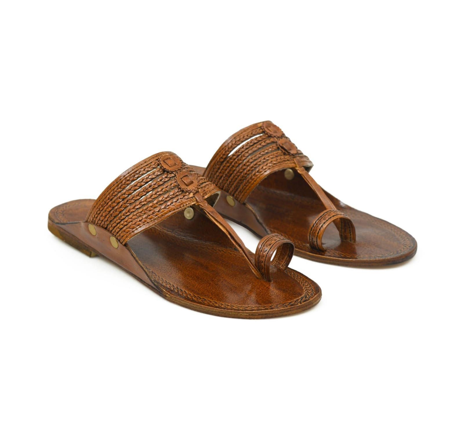 Handmade Leather Kolhapuri Sandals for Men | Ethnic Wedding Chappal - Etsy