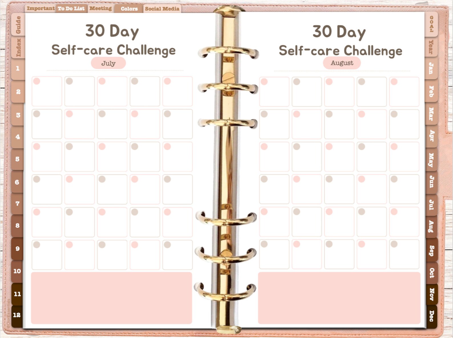 Undated Digital Planner My Best Life Planner Monthly - Etsy