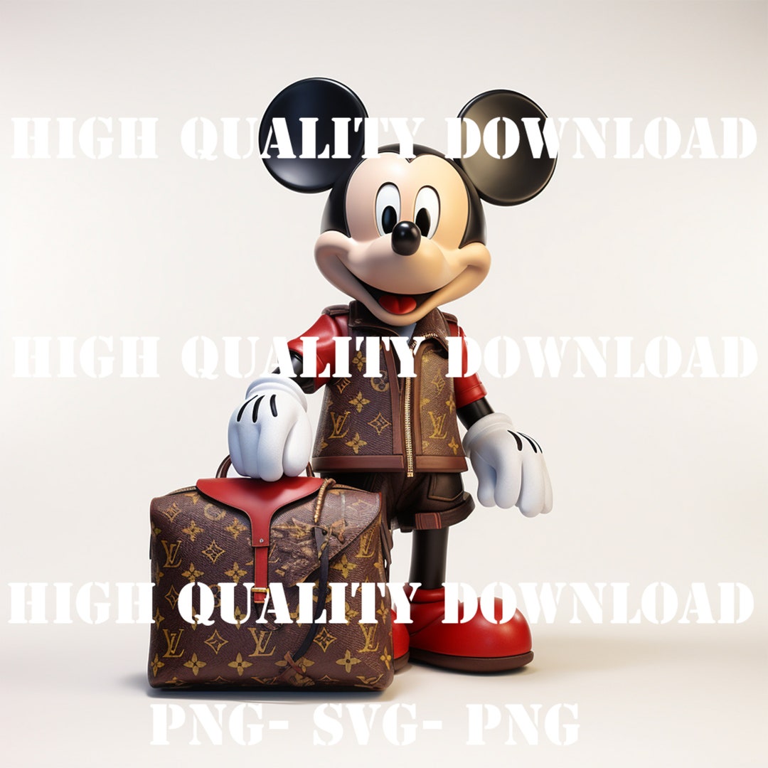 Louis Mouse Mickey Mouse Hip Hop Mickey Cool Mickey Jpg - Etsy