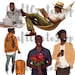 Black Men Clipart Set of 30, African American Men Clipart, Black Man ...