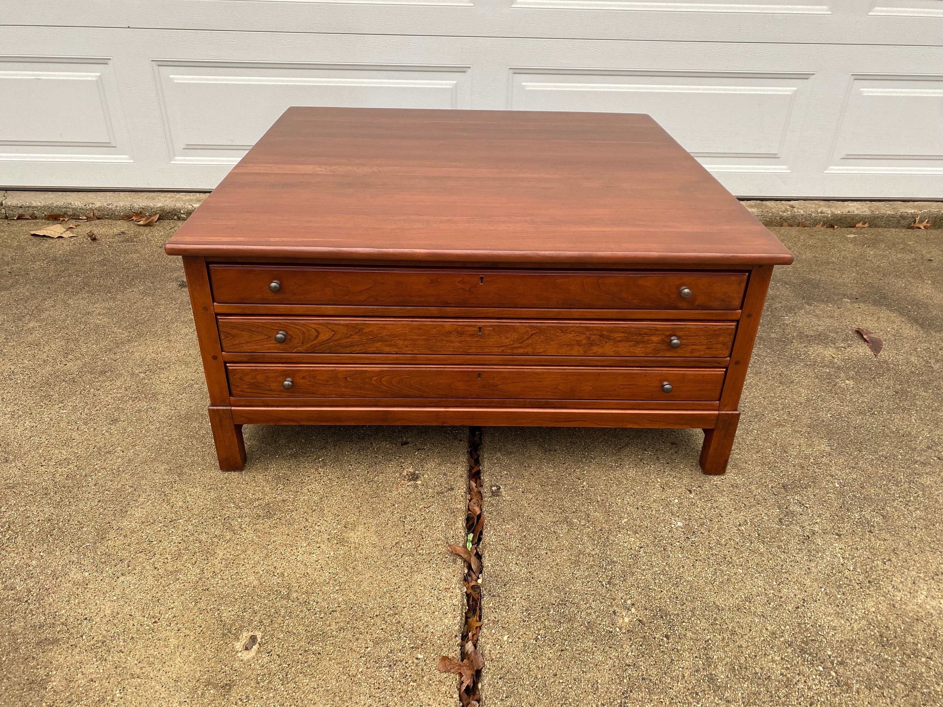 Bob Timberlake Lexington Solid Cherry Square Top Coffee Table - Etsy