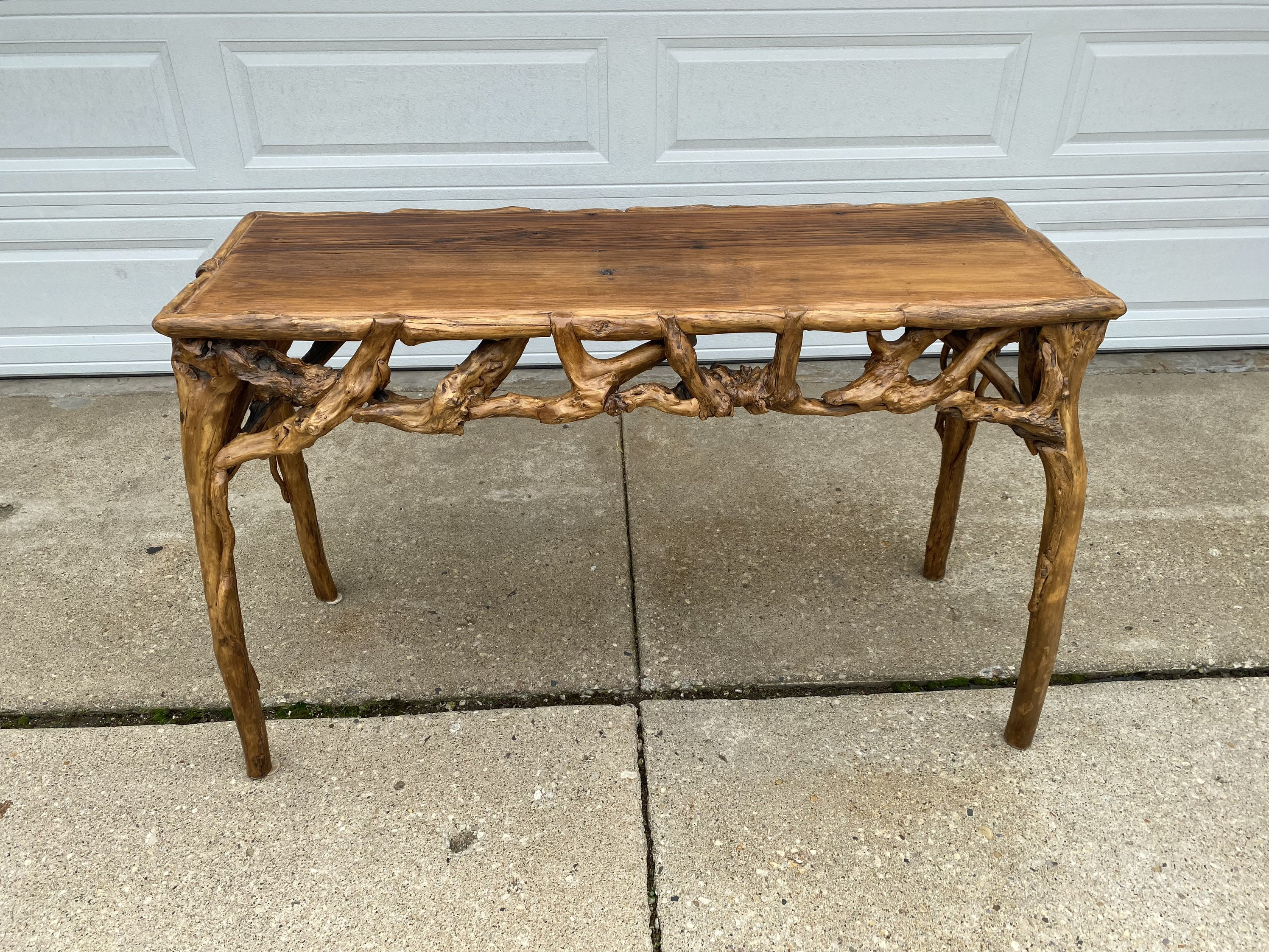 Driftwood Roots Console Table Entry Table - Etsy