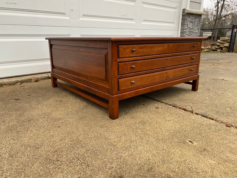 Bob Timberlake Lexington Solid Cherry Square Top Coffee Table - Etsy