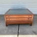Bob Timberlake Lexington Solid Cherry Square Glass Top Coffee Table - Etsy