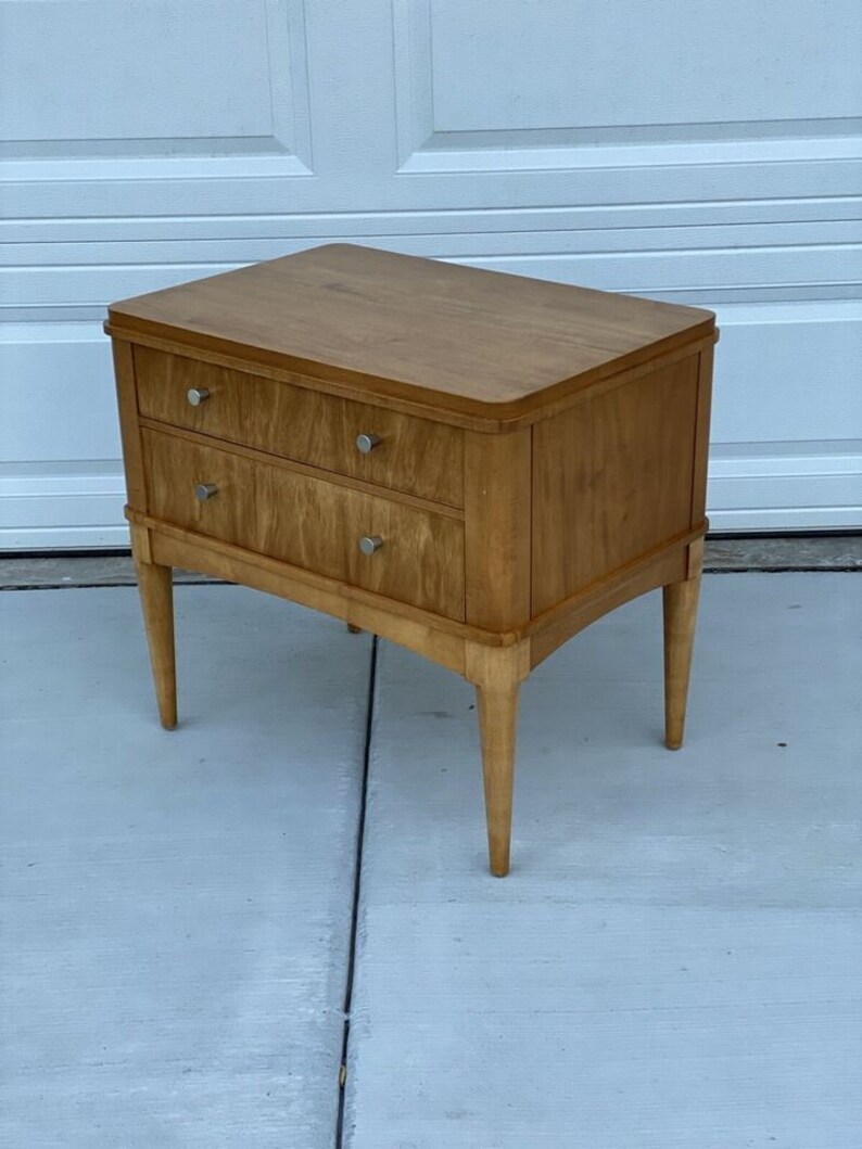 Ethan Allen Radius Collection Maple Nightstand - Etsy