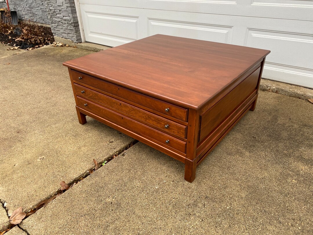 Bob Timberlake Lexington Solid Cherry Square Top Coffee Table - Etsy