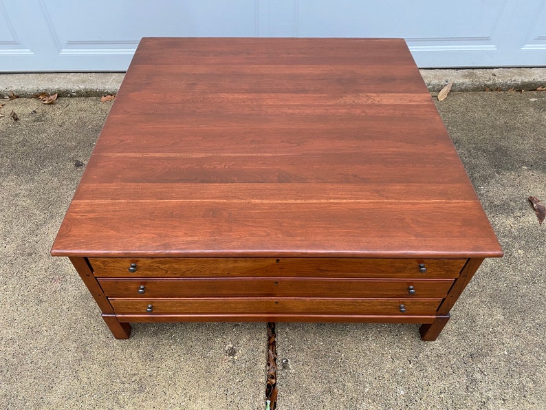 Bob Timberlake Lexington Solid Cherry Square Top Coffee Table - Etsy