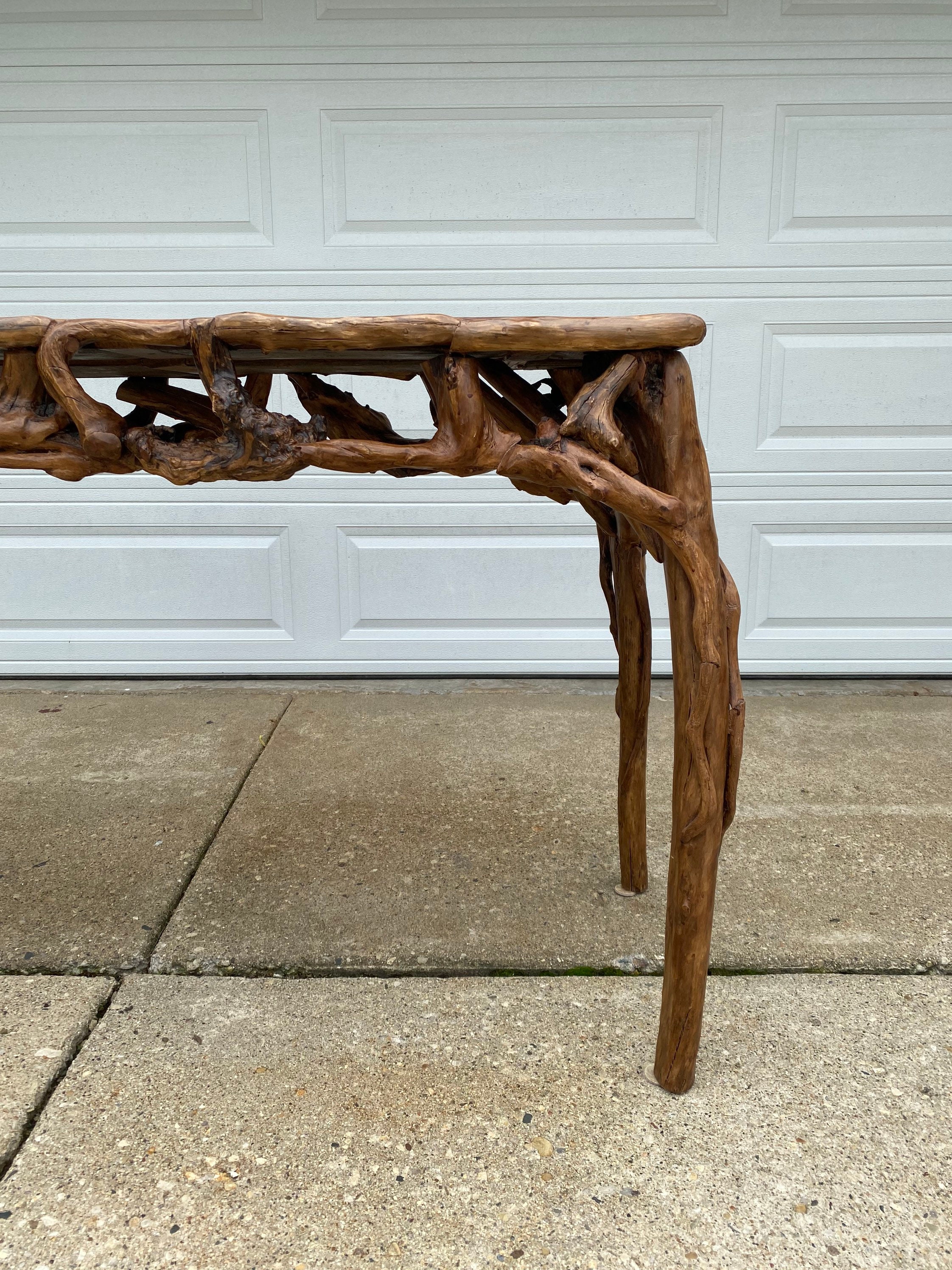 Driftwood Roots Console Table Entry Table - Etsy