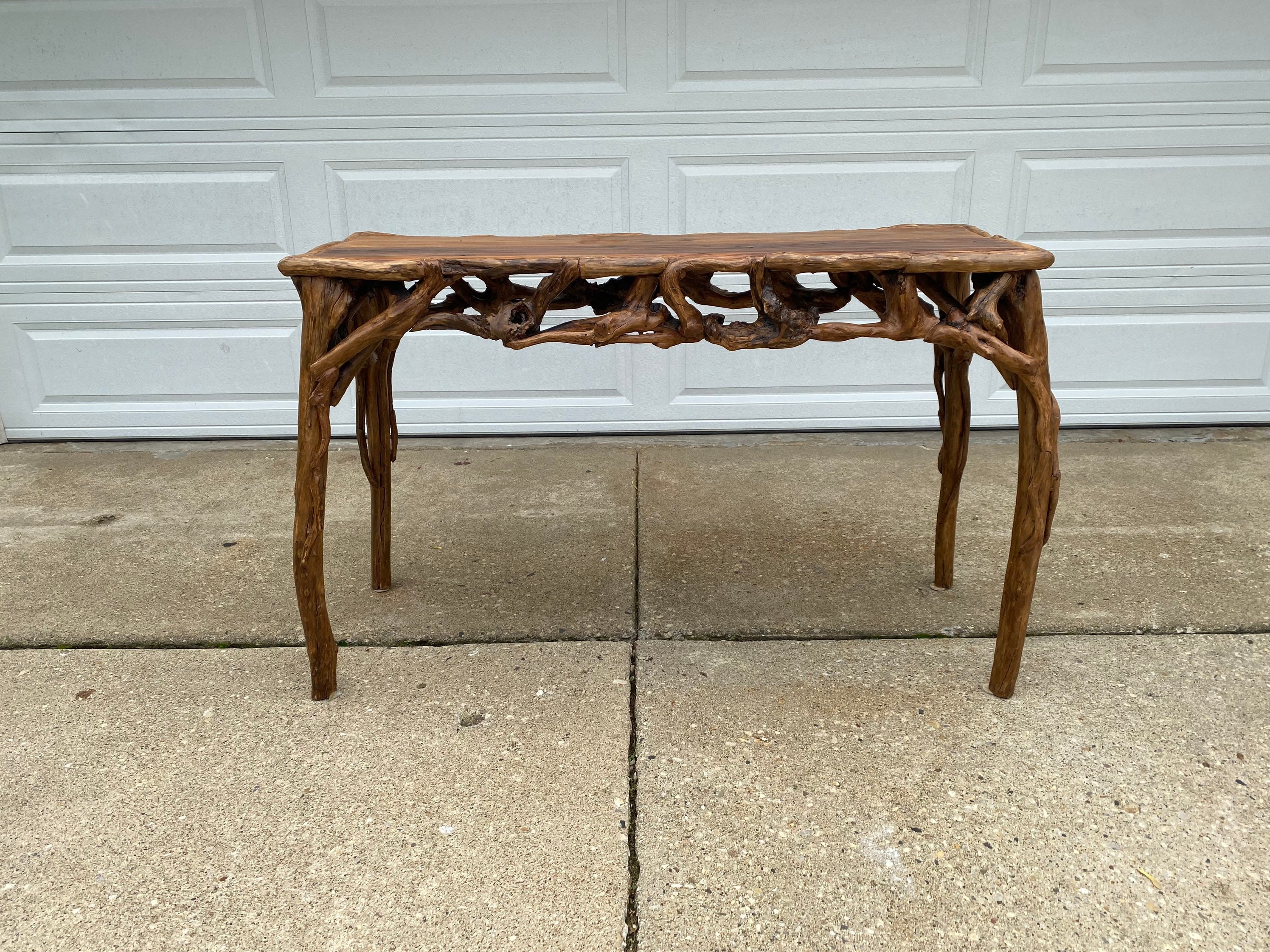 Driftwood Roots Console Table Entry Table - Etsy