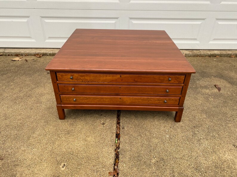 Bob Timberlake Lexington Solid Cherry Square Top Coffee Table - Etsy