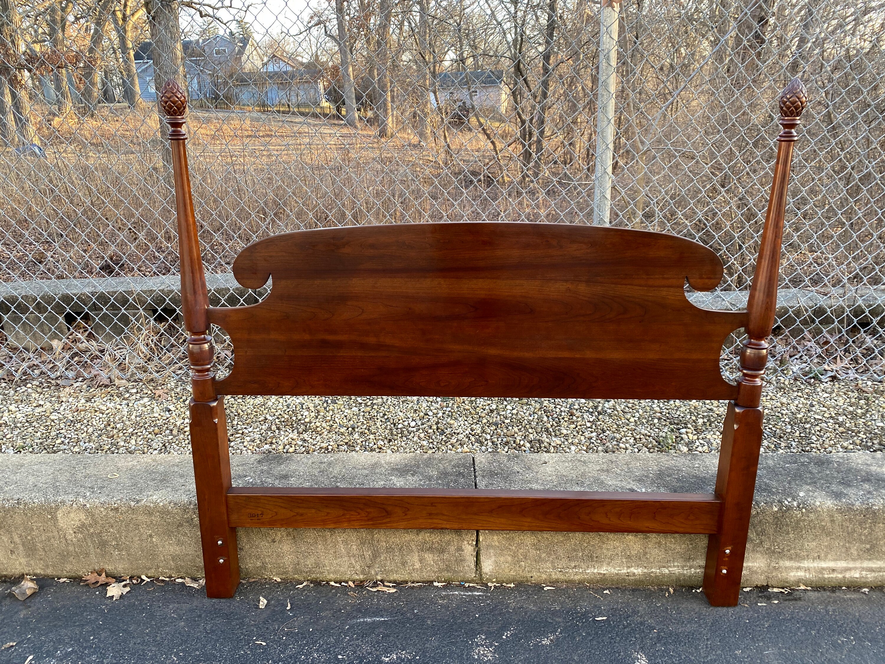 Stickley Furniture Solid Cherry Chippendale Style Queen Headboard Etsy