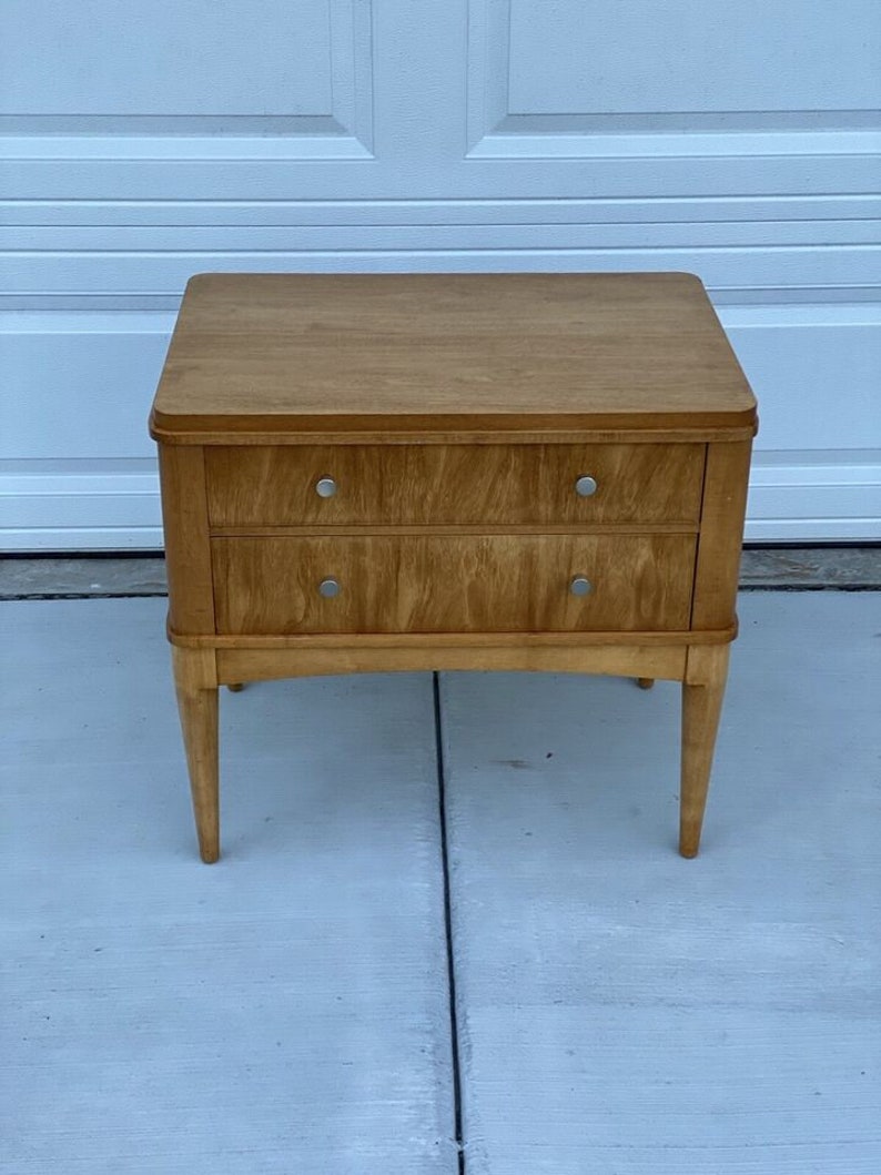 Ethan Allen Radius Collection Maple Nightstand - Etsy