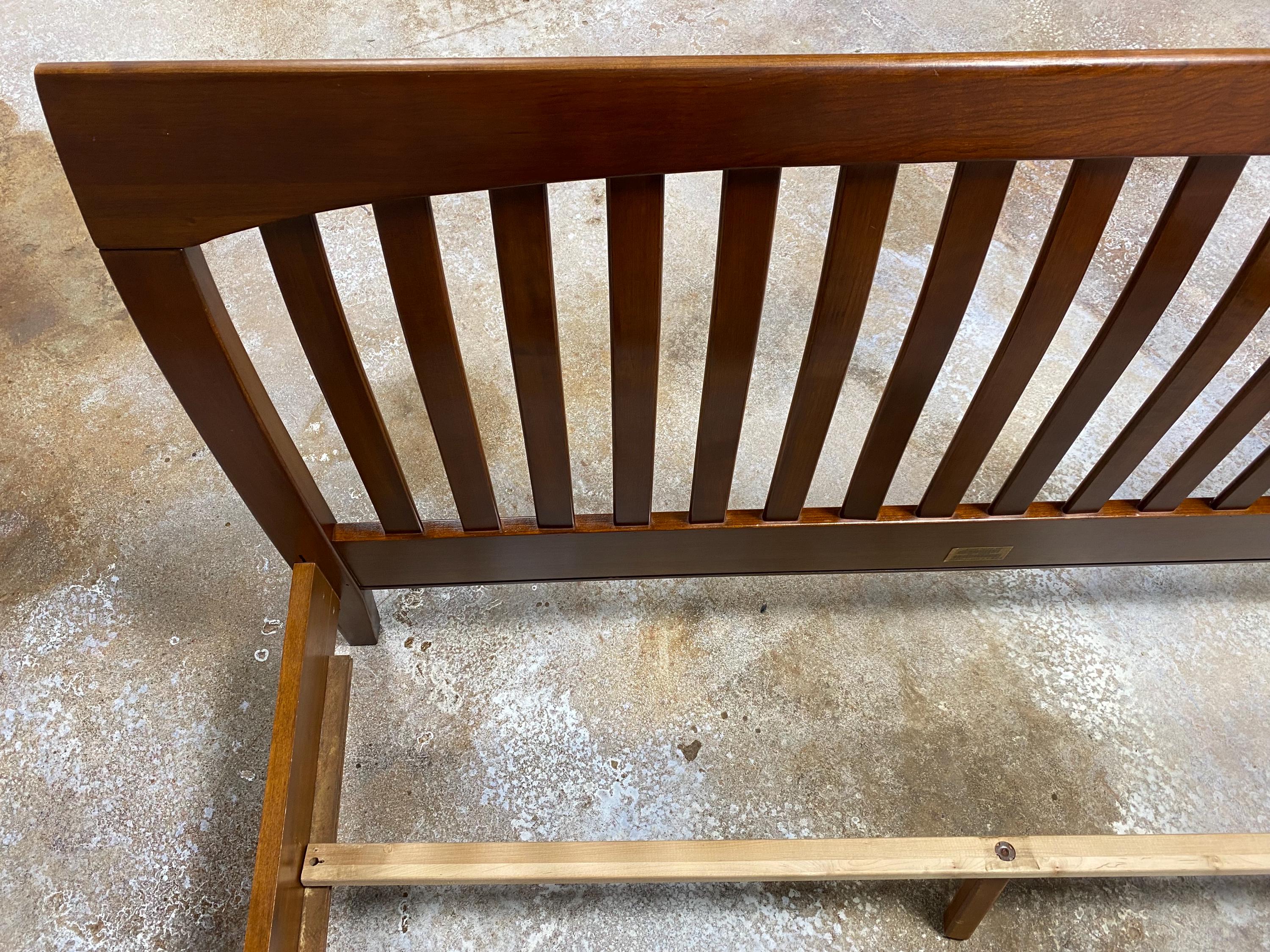 Ethan Allen American Impressions Cherry Wood Queen Bed Etsy