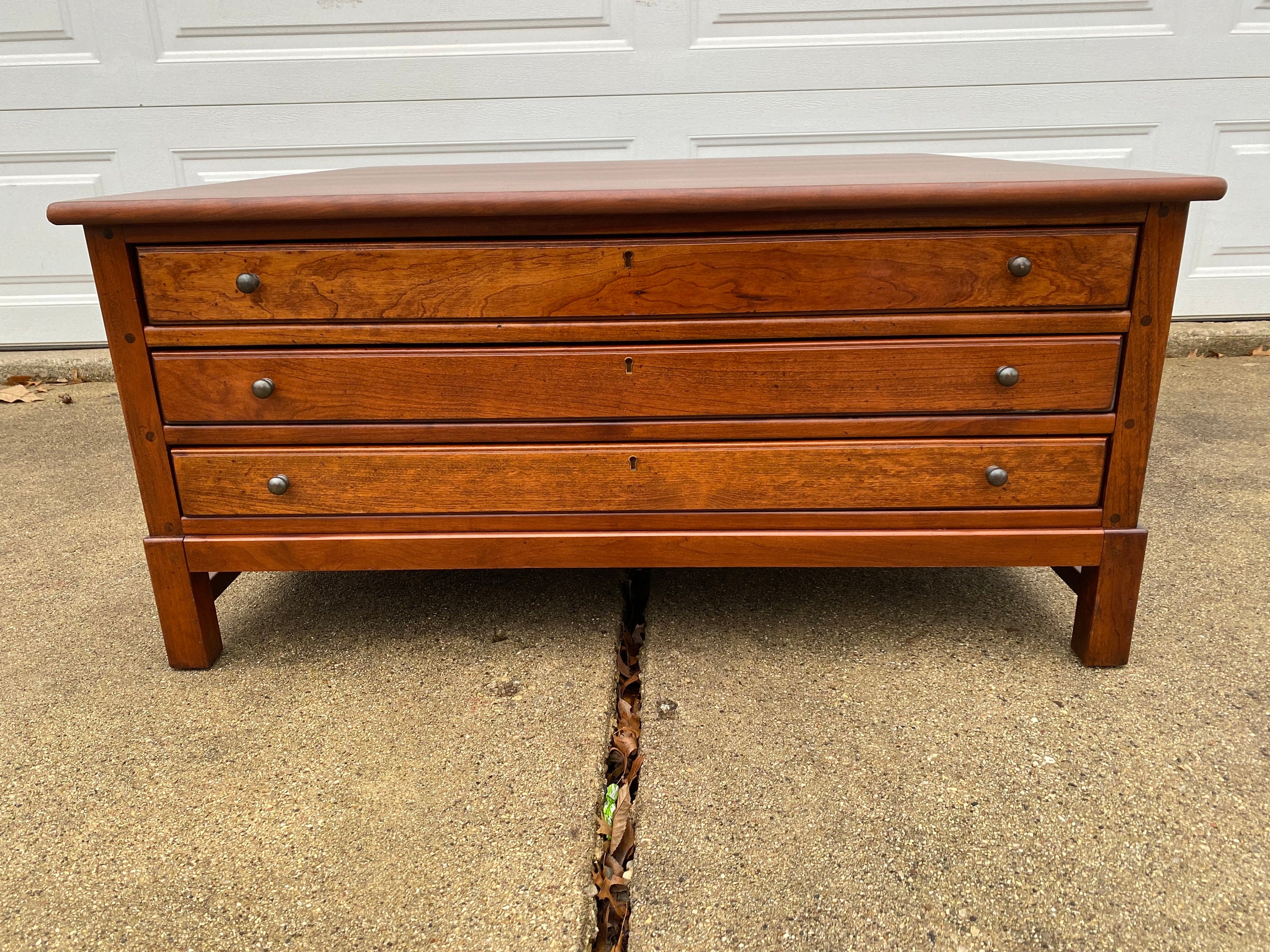 Bob Timberlake Lexington Solid Cherry Square Top Coffee Table - Etsy