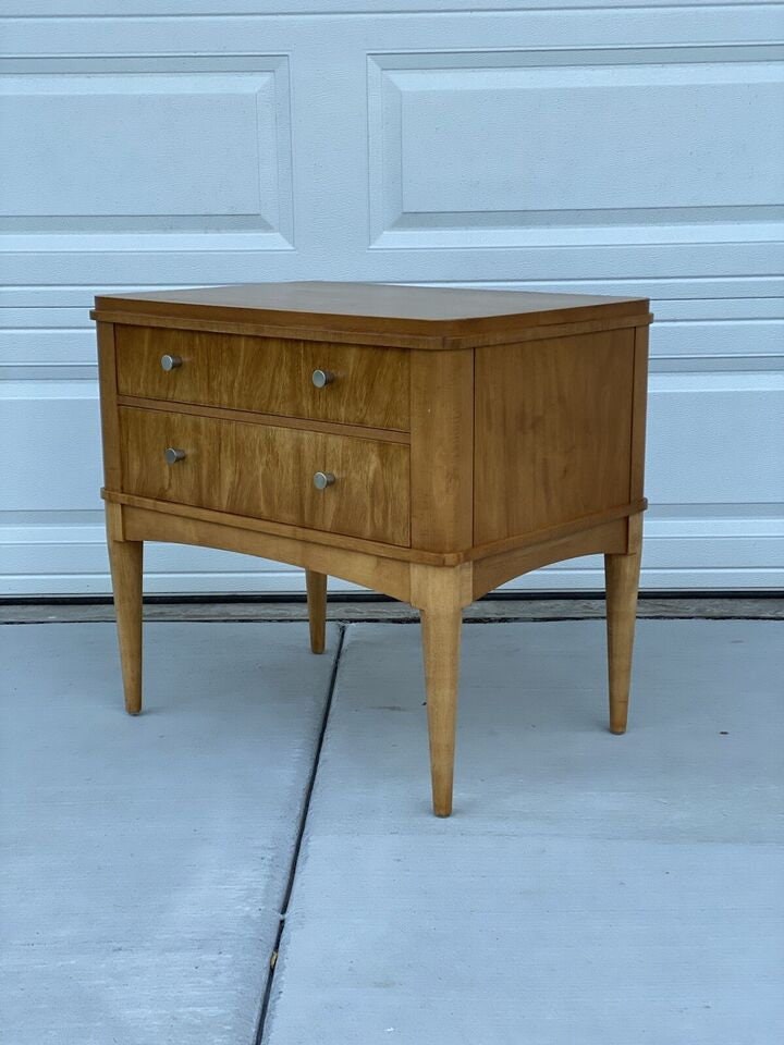 Ethan Allen Radius Collection Maple Nightstand - Etsy