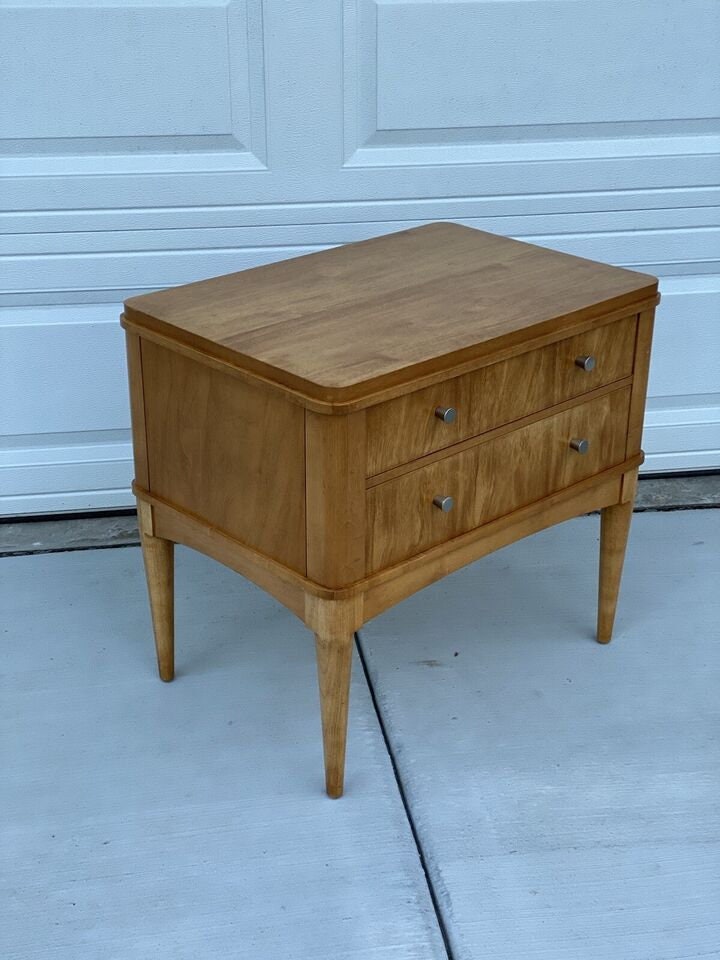 Ethan Allen Radius Collection Maple Nightstand - Etsy