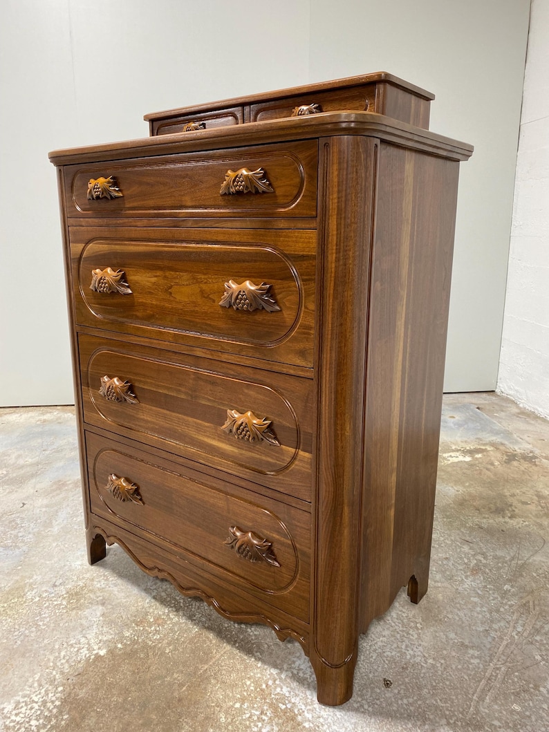Davis Cabinet Co Lillian Russell Solid Walnut Chest of Drawers - Etsy