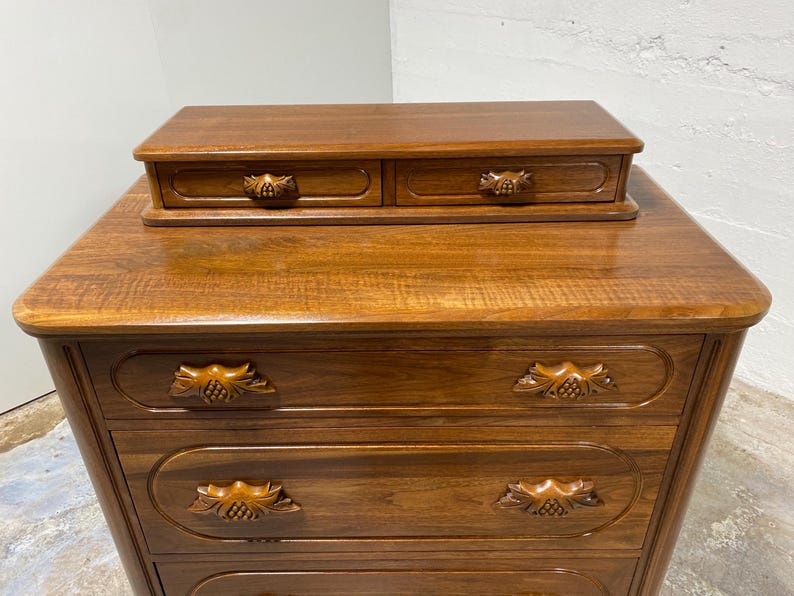 Davis Cabinet Co Lillian Russell Solid Walnut Chest of Drawers - Etsy