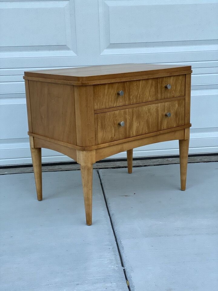 Ethan Allen Radius Collection Maple Nightstand - Etsy