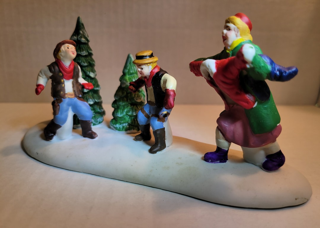 Lemax Village Collection Porcelain "cowboy Kids" - Etsy