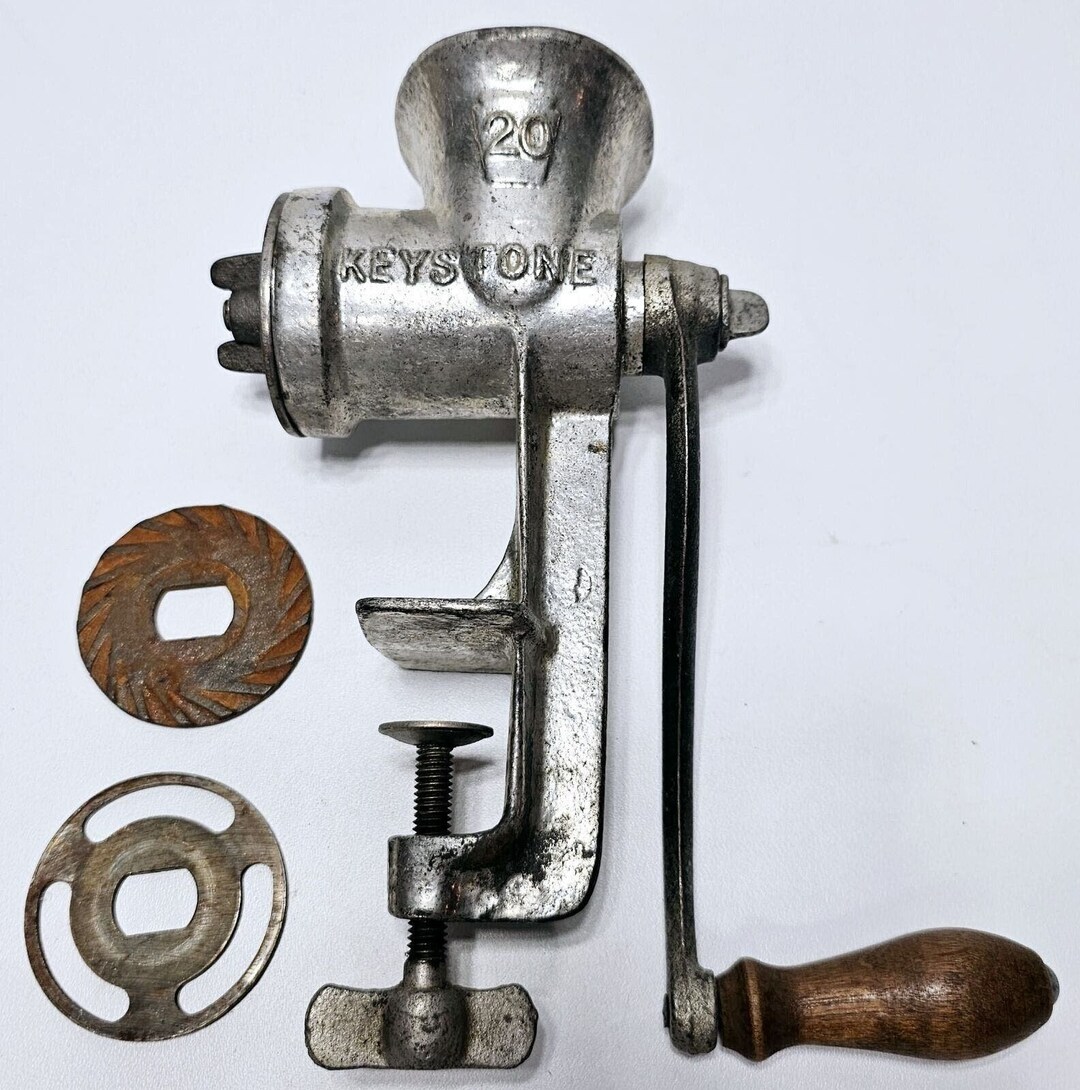 Vintage Keystone 20 Cast Iron Food and Meat Chopper Grinder Made in USA ...