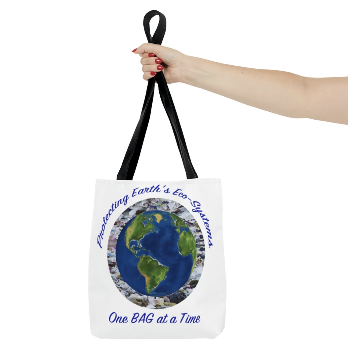 Protecting Earths Eco Systems, Reusable Tote Save the Earth, Beach Bag ...