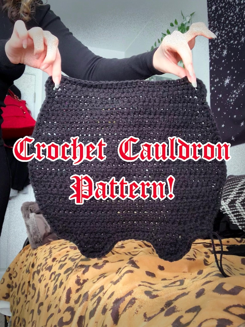 Crochet Cauldron Pattern - 1st Crochet Pattern - Etsy